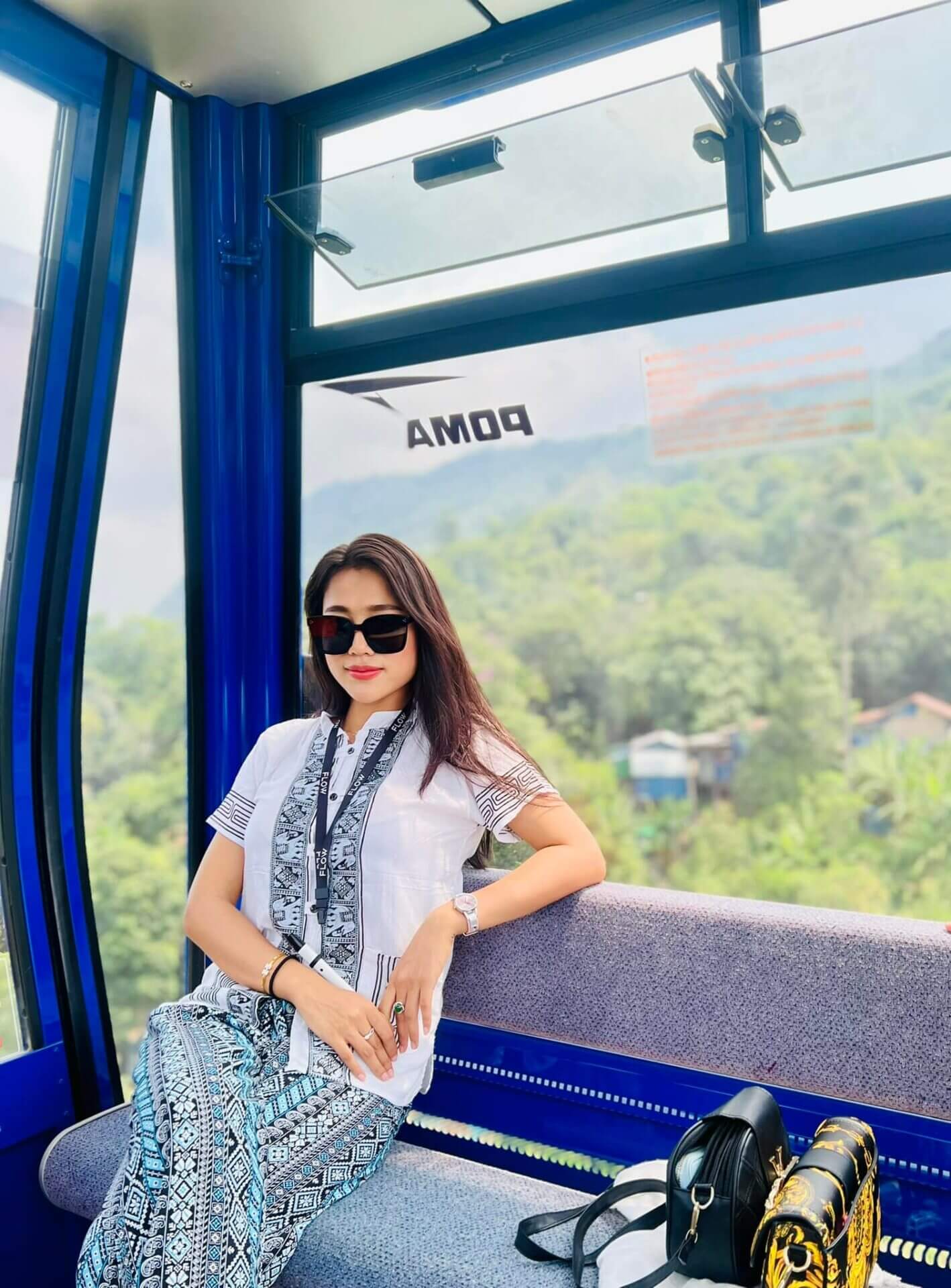 Khat Wai Moe, looks cute in Kyaiktiyo Pagoda - Myanmar Models DB