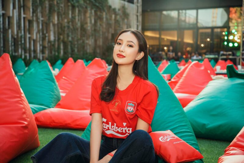 Hsaung Wutyee May spotted in LFC Watch Party - Myanmar Models DB